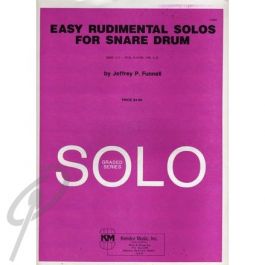 Easy Rudimental Solos for Snare Drum